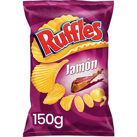 HAM CRISPS 150G RUFFLES